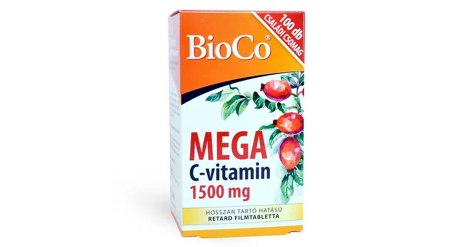 BioCo MEGA C-vitamin 1500mg retard filmtabletta 100db I Nyújtott hatás