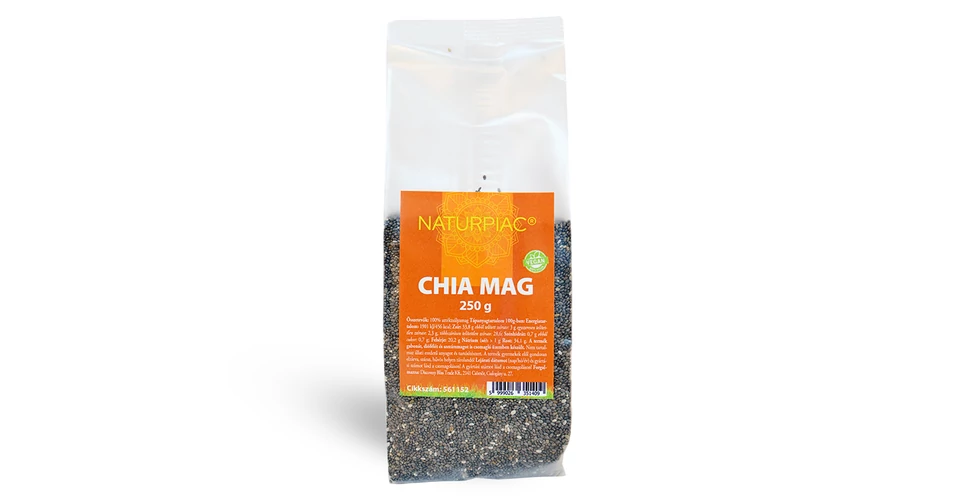 Chia mag 250g I Igazi szuperfood, Omega 3 forrás, Energiát ad a napra