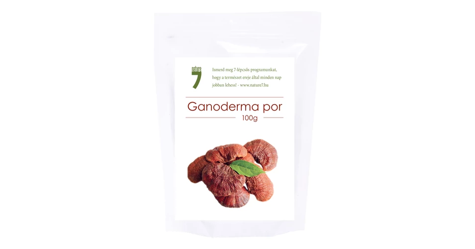 Nature7 ganoderma por 100g | Prémium Reishi gomba őrlemény