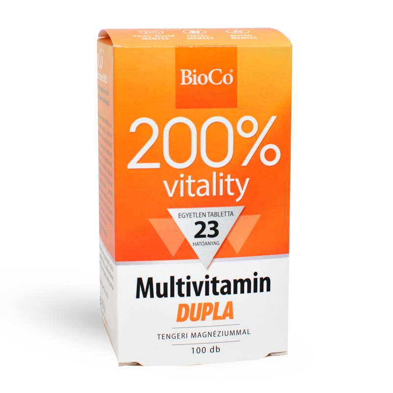 BioCo 200% Multivitamin Dupla filmtabletta I Igazi vitamin bomba